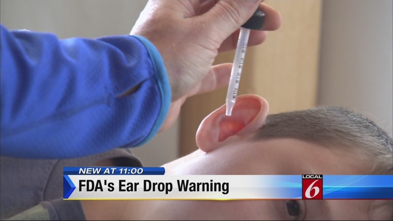 FDA's ear drop warning for parents
