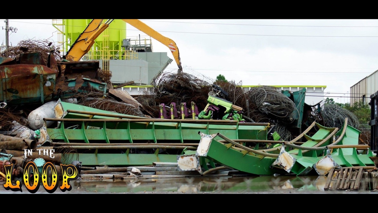 Dragon Challenge is currently being dismantled... : r/rollercoasters