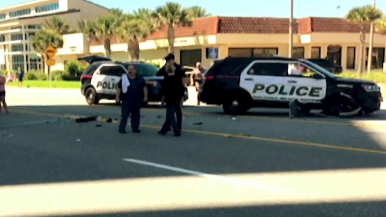 Daytona Beach Shores Police Patrol Vehicle Involved In Crash